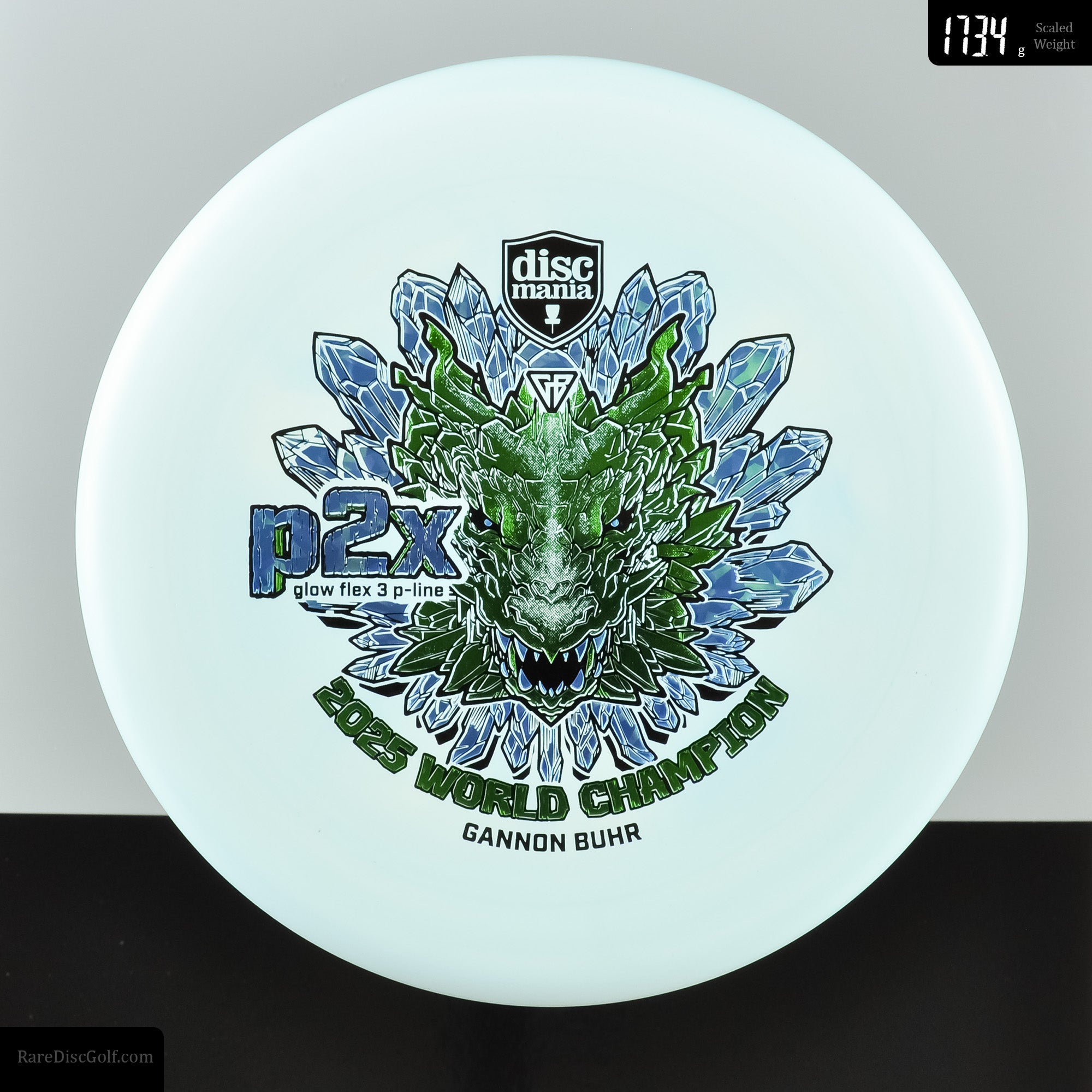 Discmania P2X - P-Line Flex 3 Glow 2025 Worlds – Rare Discs - Disc Golf ...