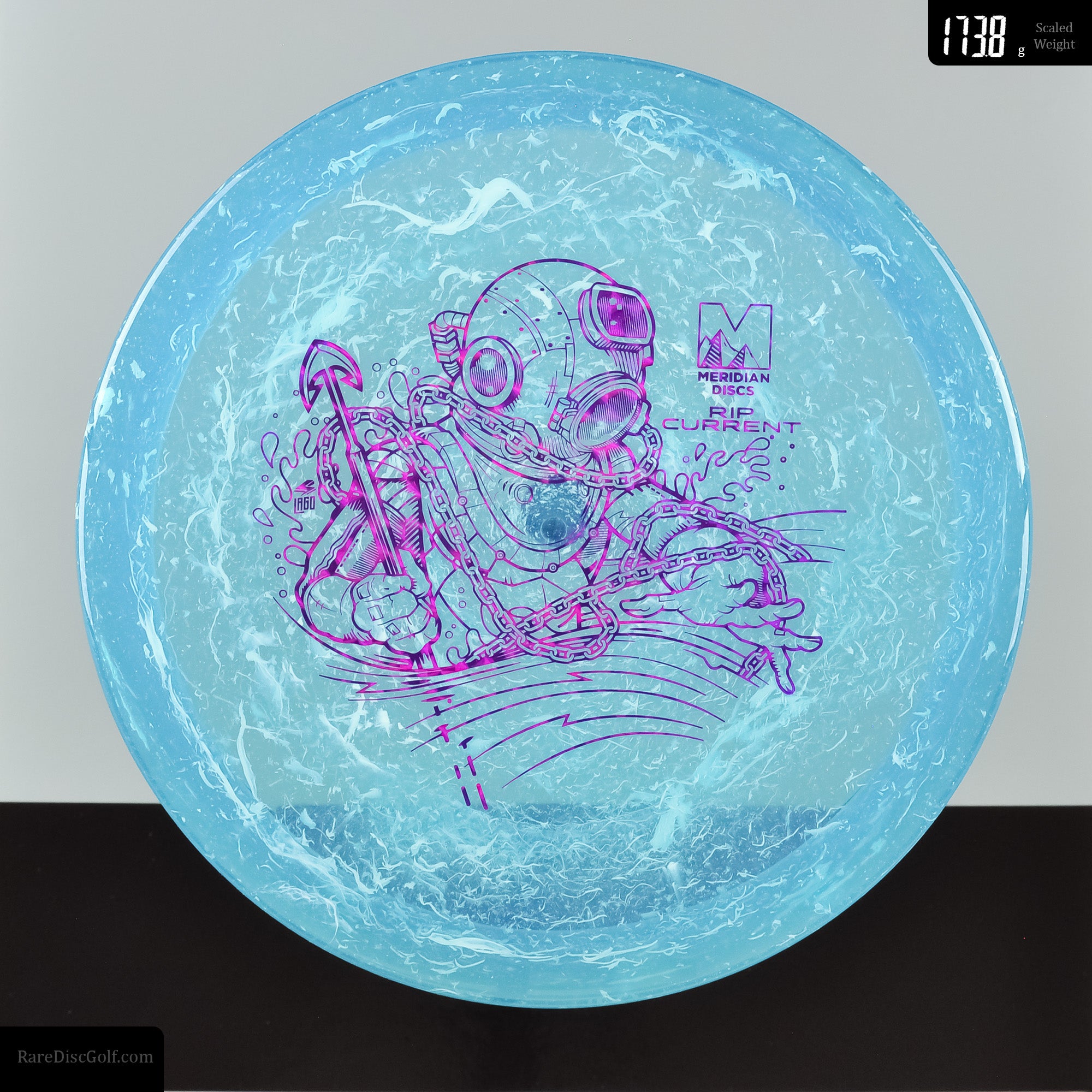 Meridian Rip Current - Marbled Clarus – Rare Discs - Disc Golf Store
