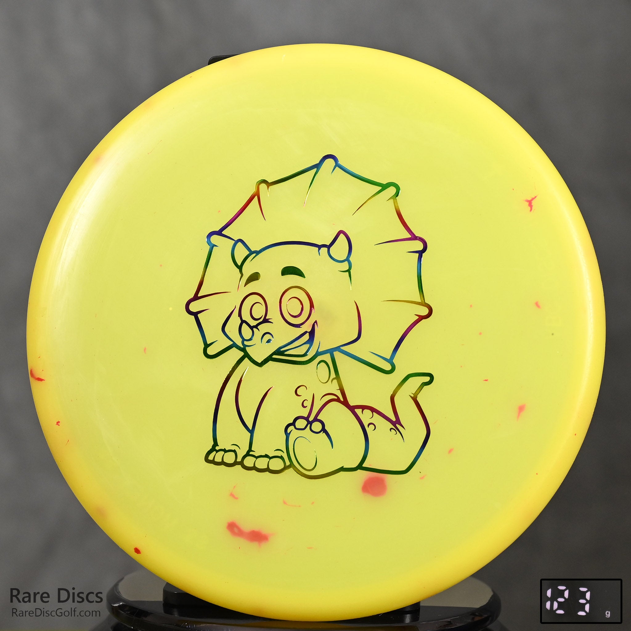 Dino Discs Triceratops - Egg Shell – Rare Discs - Disc Golf Store
